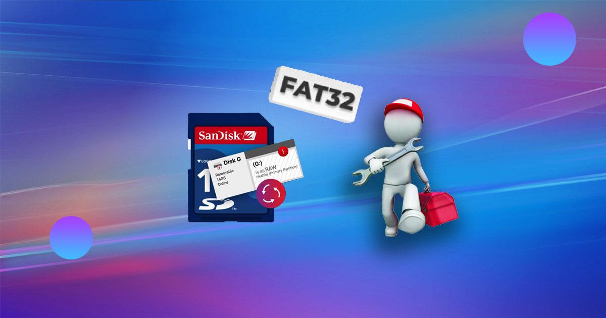 データを失わずにRAW SDカードをFAT32に変換する方法 • 貓噗知惠袋