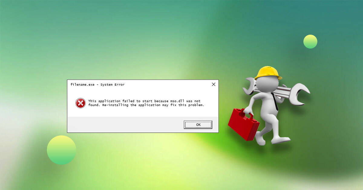 Mso.dll見つからないまたは欠落しているエラーを修正する方法 • 貓噗知惠袋